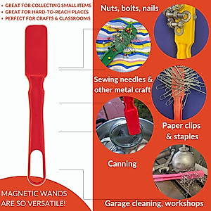 MR CHIPS Made in USA 6 Magnetic Wands Plus 1000 Bingo Colors