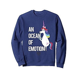 Disney Pixar Inside Out Unicorn An Ocean Of Emotion Logo Sweatshirt