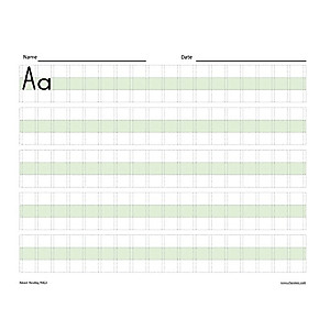 Channie’s Easy Peasy Alphabet Tracing & Writing Pad, Practice Handwriting & Printing Workbook; 2-Pack Contains Total of 160 Pages Front & Back, 80 Sheets, Grades Pre-K - 1st, Size 8.5” x 11”, 2-Pack