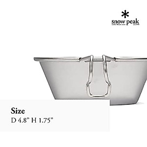 Snow Peak Stainless Steel Sierra Cup, Cooking Measuring Cup