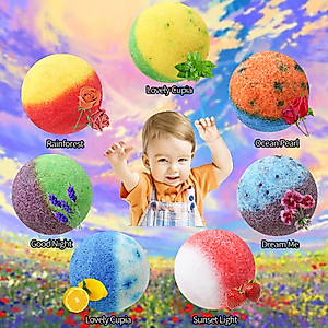 Bath Bombs for Kids, 28 Bath Bombs with Toy Inside, Gentle and Kid Safe Bubble Bath Fizzies, Birthday or Easter Gift for Girls and Boys