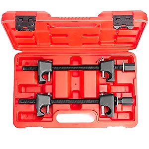 dynofit Solid Coil Spring Compressor Tool, (Set of 2) 21mm Socket 1/2" Drive Safe Universal Set/Kit for Struct Spacer Assembly/Lift Kit/Shock Installation