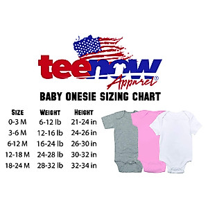 TeeNow - Fast Friends! Yo-Stitch Inspired - Baby Infant SS/Bodysuit - Boy/Girl (0-3 Months, Grey Yo-Stitch Piggyback)