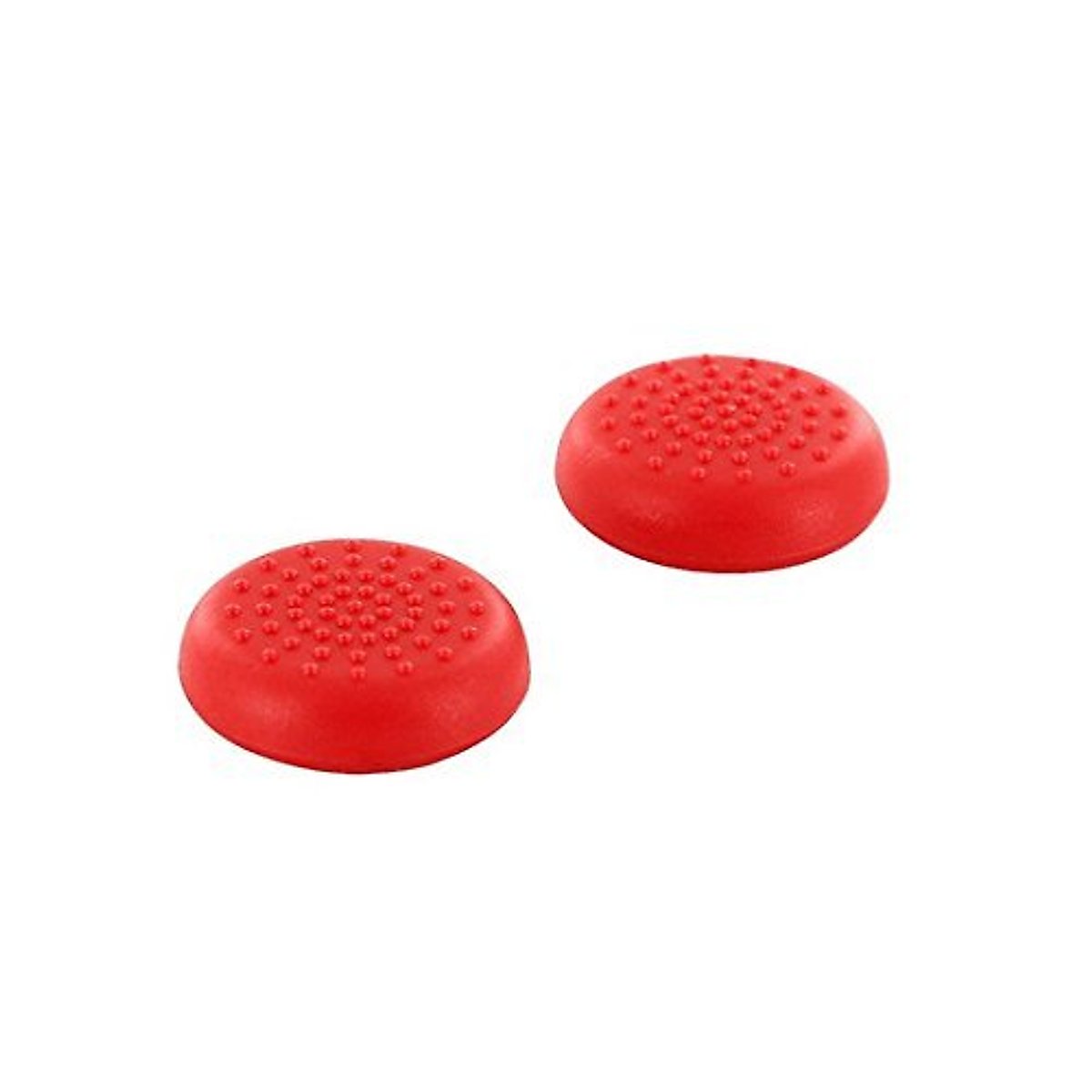 Analog Silicone Thumb Stick Grips Joystick Cap Cover for PS4 PS3 PS2 Xbox 360 Xbox One Game Controllers (Red)