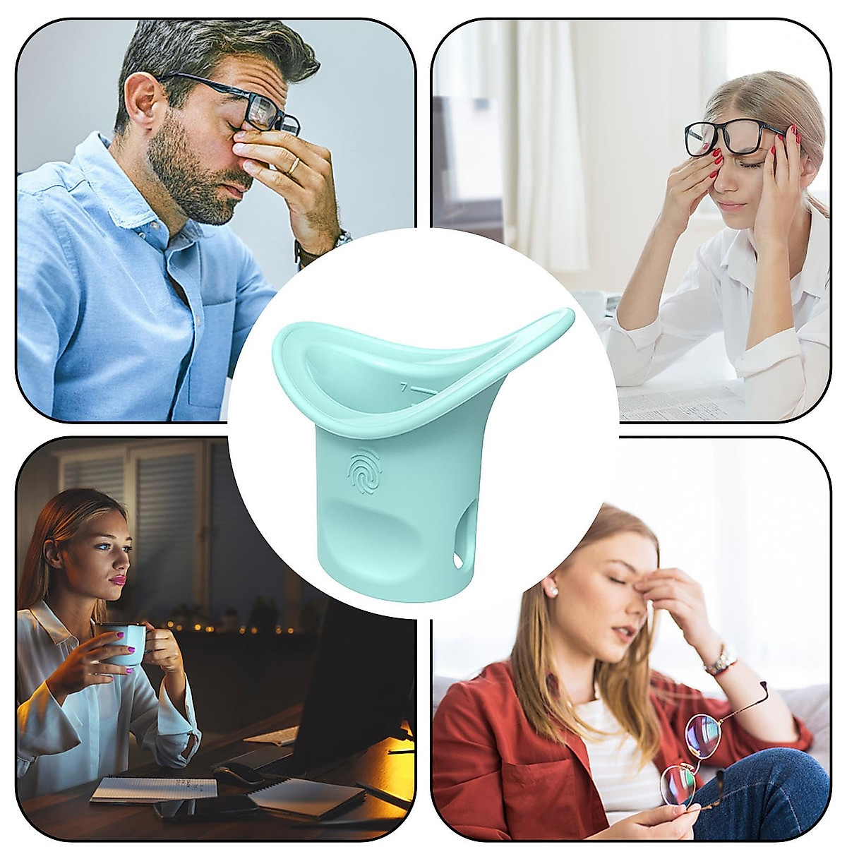 Wash Eye Cups | Soft Silicone Eye Cleansing Cup | Portable Eye Washer for Home and Travel | Effective Eye Bath for Men, Women, and Children | Gentle Eye Hygiene Solution