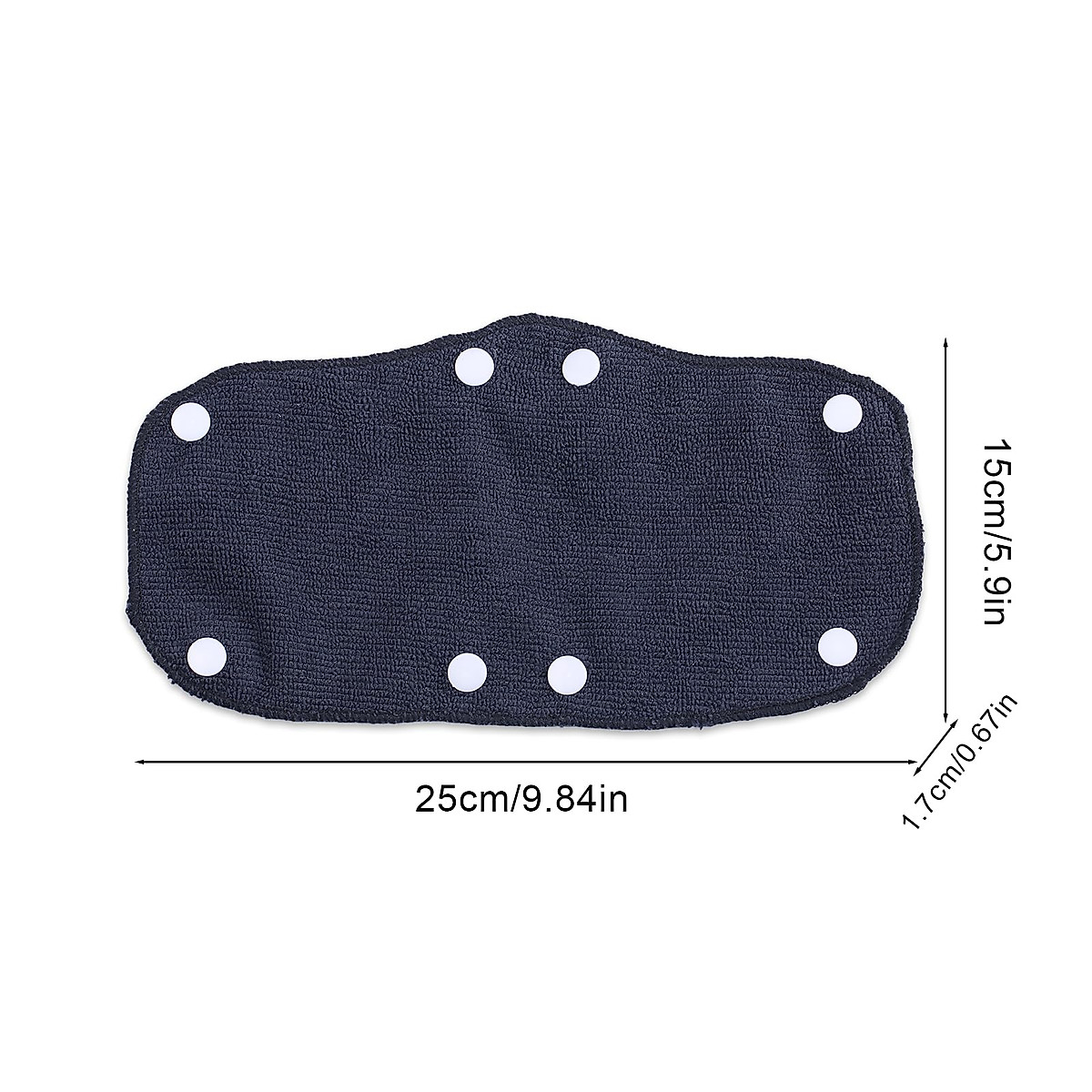 Hard Hat Sweatband, 8pcs Helmet Sweatbands, Hard Hat Liners Washable, Reusable Safety Hat Sweatband Snap on Hard Hat Accessories Helmet Comforter Pad Sweat Bands