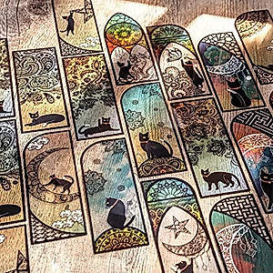 A Good Day PET Bookmark Cat Literature and Art Account Page Daily Page School Reading Book Stationer Y1X9 6 Folder Creative Mark