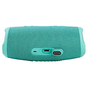 JBL Charge 5 Portable Waterproof Wireless Bluetooth Speaker Bundle with divvi! Protective Hardshell Case - Teal