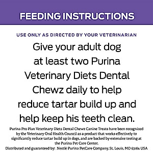 Purina Pro Plan Veterinary Diets Dental Chewz Dog Treats - 5 oz. Box
