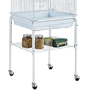 Yaheetech Large Parakeet Bird Cages for Small Parrots Green Cheek Conure Lovebirds with Wooden Perches and Slide-Out Tray