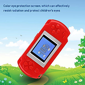 Handheld Game for Kids, Children Game Console,2.0-inch Handheld Game Console Color Screen Ideal Children 268 in 1(red)