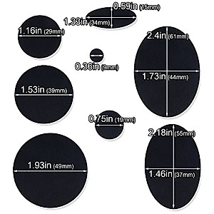 CHANZET Puffer Down Jacket Repair Patch Kit 48pcs, Nylon Fabric Repair Patch Self Adhesive Waterproof Stick On Patches Tape for Jackets Coat Clothing Tent Sleeping Bags Ski Pants Holes Black Blue Gray