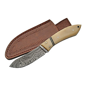 Szco Supplies Damascus Hunter Hunting Knife