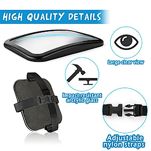 Srnede Baby Car Mirror Baby Rear Facing Seat Mirror for Infant Child with Wide Crystal Clear View Shatterproof