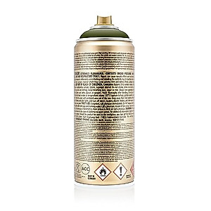 Montana Cans Montana GOLD 400 ml Color, Olive Green Spray Paint, MXG-CL6340, 1 Count (Pack of 1)