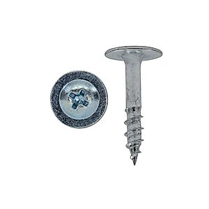1000 Pack of Rok Hardware #8 x 1-1/4" Coarse Deep Thread Truss Head Drawer Front Adjustment Phillips Screws