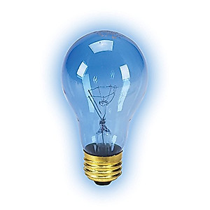 Zilla 4 Pack of Day Blue Incandescent Bulbs, 50 Watts, Reptile Heat Lamp Bulbs
