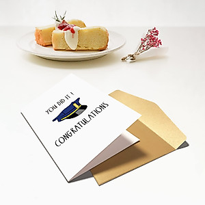 Police Greeting Card, Police Graduation Card, Officer Congratulations Card, Policeman Promotion Card, You Did It
