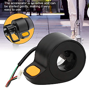 Keenso Electric Scooter Accelerator, Sensitive Electric Scooter Thumb Throttle Accelerator for MAX‑G30