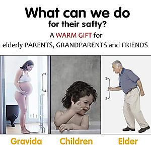 2 Pack 16 Inch Shower Grab Bar Satin Brushed Nickel, ZUEXT Stainless Steel Safety Grab Bar Handle, Bathroom Balance Bar, Safety Hand Rail Support - Handicap, Elderly, Injury, Senior Assist Bath Handle