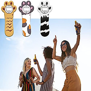 Bottle Opener Insert - 20 Sets Stainless Steel Bottle Opener Inserts Kit with Screws Screwdriver for Bottle Opener DIY Resin Mould Kit Bottle Opener Hardware Parts Supply