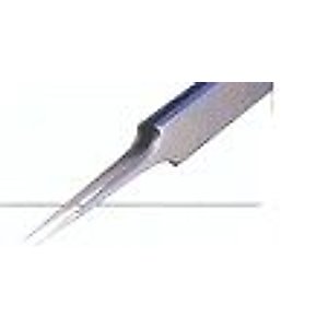 Hakko CHP 5-SA Stainless Steel Non-Magnetic Precision Tweezers with Point Thin-Tapered Sharp Tips, 4-1/4" Length