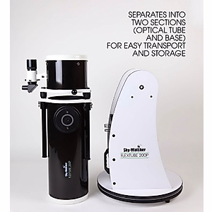 Sky-Watcher Flextube 200 Dobsonian 8-inch Collapsible Large Aperture Telescope – Portable, Easy to Use, Perfect for Beginners (S11700)