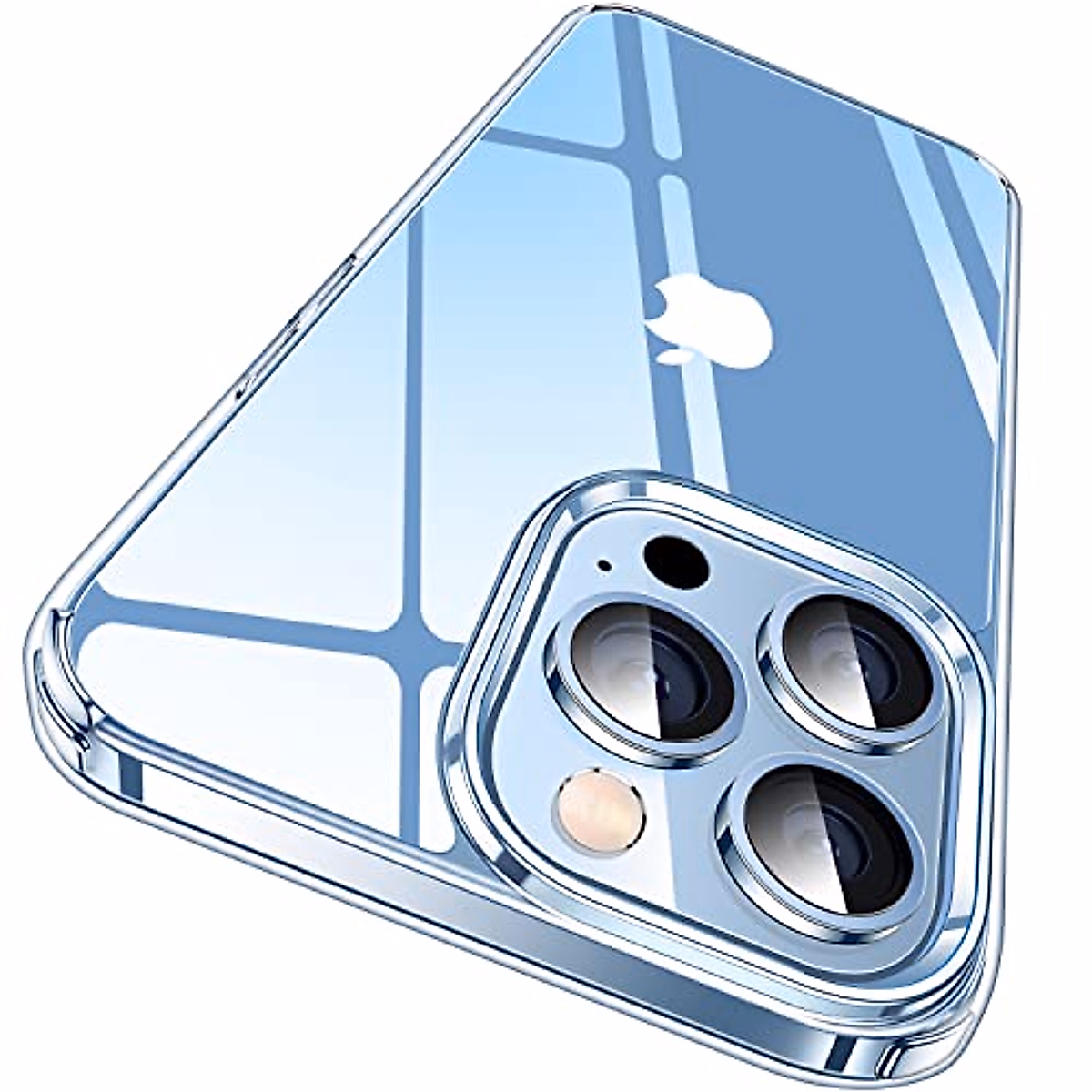 CASEKOO Crystal Clear Designed for iPhone 13 Pro Case, [Not Yellowing] [Military Drop Protection] Shockproof Protective Phone Case 6.1 inch 2021 (Clear)