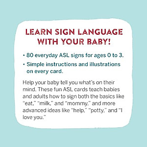 My First Baby Sign Language Flash Cards: Essential ASL Signs to Learn and Practice