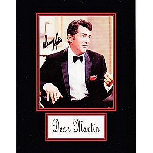 Kirkland Dean Martin 8 X 10 Photo Display Autograph on Glossy Photo Paper