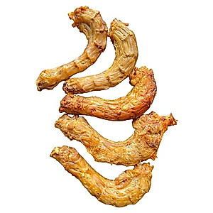 100% Dry Chicken Necks Dog Treats, Grain Free, Single Ingredient, Healthy, NaturalTreats for Dogs, Training Treats for Dogs, resealable Pouch (100% Dry Chicken Necks 8oz)
