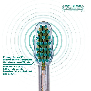 Emmi-pet Ultrasound Bristle-Head Attachments to Clean Pets' Teeth and Gums (Large Head Size, Set of 2)