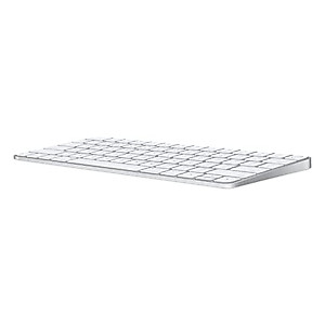 Apple Magic Keyboard with Touch ID: Wireless, Bluetooth, Rechargeable. Works with Mac Computers with Apple Silicon; US English - White Keys