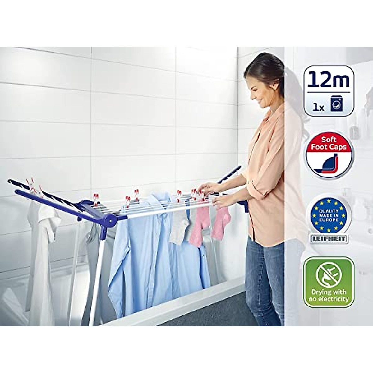 Leifheit Pegasus 120 Solid Compact Laundry Dryer