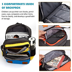 goldwheat Kids Backpack for Boy Preschool Kindergarten Elementary School Bag