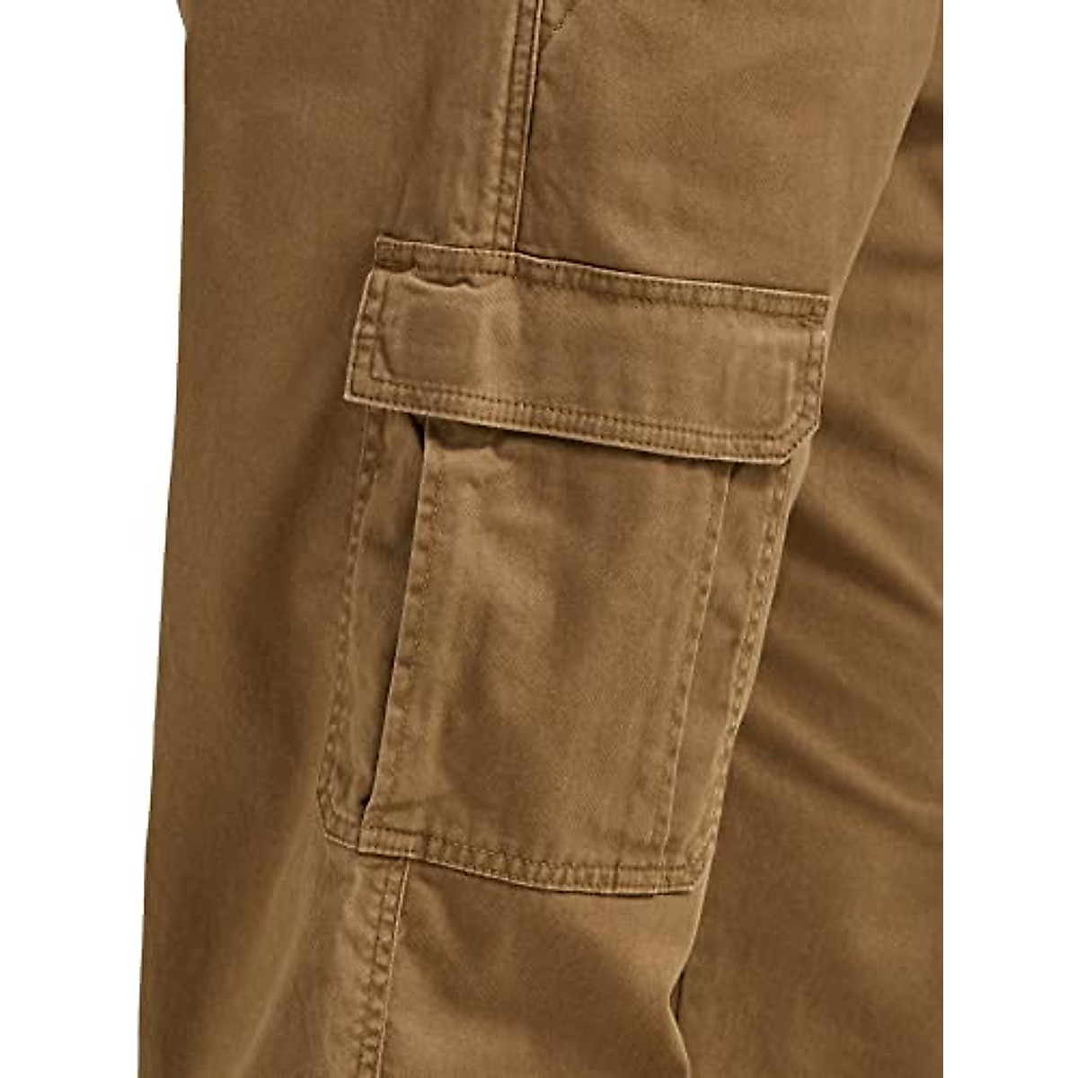 Wrangler Authentics Men's Relaxed Fit Stretch Cargo Pant, Kangaroo