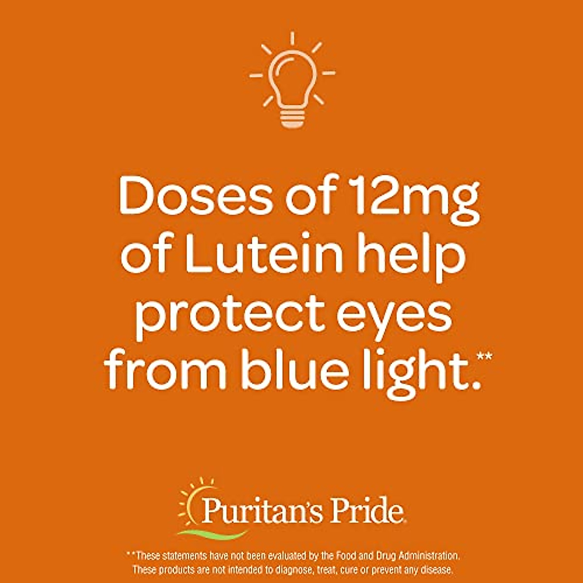 Puritan's Pride Lutein with Zeaxanthin Gummies, Supports Eye Health, 60 Count, White