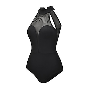 Dance Elite - Now - Dance Leotard For Women. Leotards for Women Ballet and Dance (Black, Adult S)