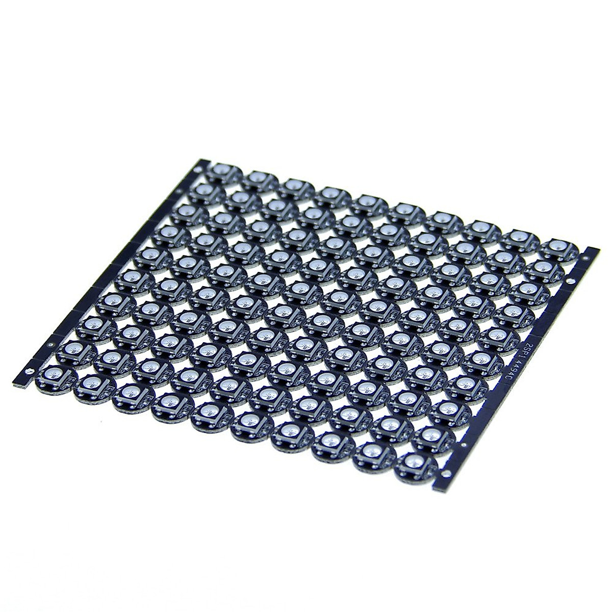 ALITOVE 100pcs WS2812B Addressable 5050 Smart RGB LED Pixel Light on Black Heat Sink PCB Board 5V DC Compatible with Raspberry Pi for DIY Lighting Project