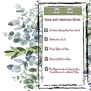 for Loved Ones in Heaven Sympathy Gift Heart Blanket Send Memorial Remembrance Loss of Loved One When Someone Passes Away Express Condolences to Grieving Inspirational Poem Card Included