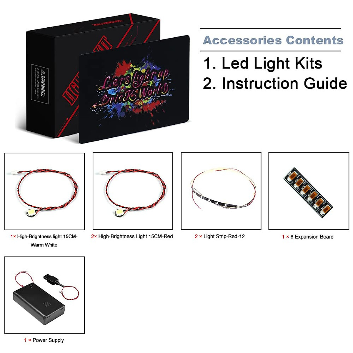 BrickBling LED Light for Lego Star-Lord's Helmet Set 76251(Lights Only), New 2023 Lighting Compatible with Lego Helmet- Light up Your Model