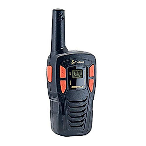 Cobra CXT195 16-Mile microTALK 2-Way Walkie Talkies 2 Pack, Black