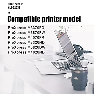 MLT-D203S [2 Pack,Black] Compatible Toner Cartridge Replacement for ProXpress M3370FD M3870FW M4070FR M3320ND M3820DW M4020ND Toner Cartridge.