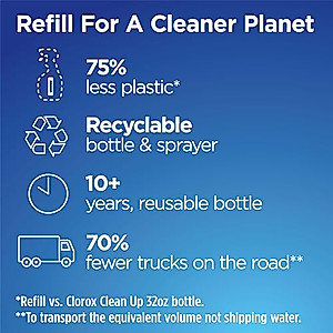 Clorox Disinfecting Multi-Purpose, Household Essentials, Cleaning Refills for Clorox Multi-Purpose Cleaning System, 2 Count