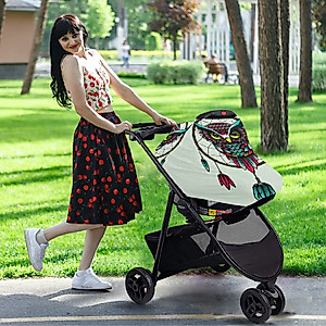 Nursing Cover Breastfeeding Scarf Dream Catchers Owl- Baby Car Seat Covers, Infant Stroller Cover, Carseat Canopy (w)