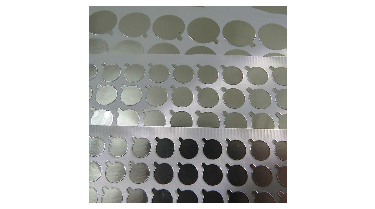 15MM Silver Aluminum Foil Sealing Stickers - Easy Use