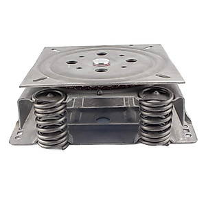 BambooMN 8.25" Swivel Rocker Plate Replacement Mechanism - Restore Recliner, Chair, Furniture - Heavy Duty - Easy Installation - 1 Unit