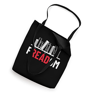 fREADom - I Read Banned Books - Banned Books Week Librarian Tote Bag