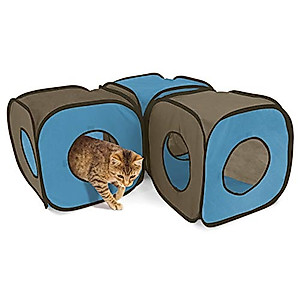 Kitty City Pop Open Rolling Cat Cube, Tunnel, Litter Box