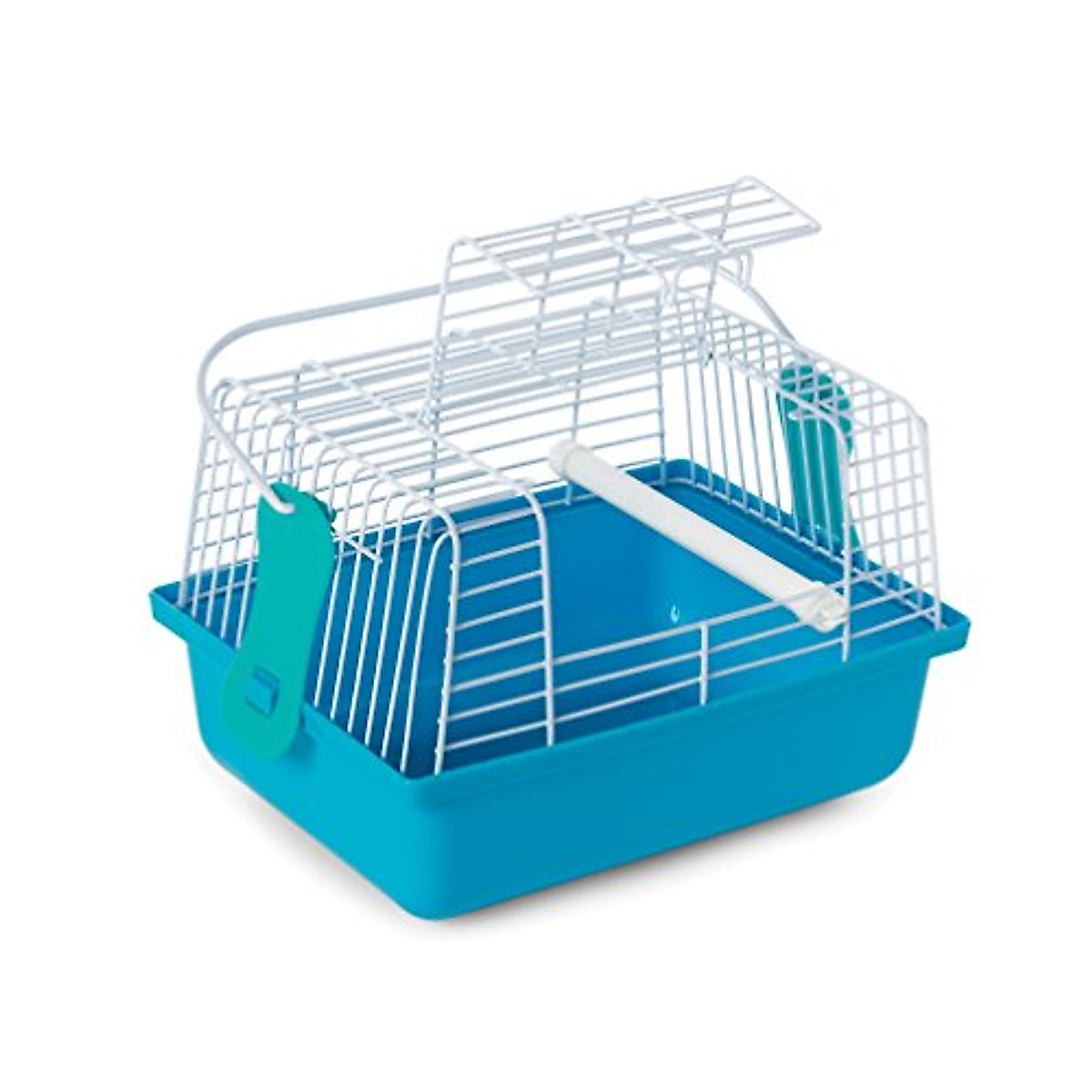 Prevue Pet Products Travel Cage for Birds and Small Animals, Blue (SP1304BLUE), 9.0" L x 5.6" W x 6.1" H